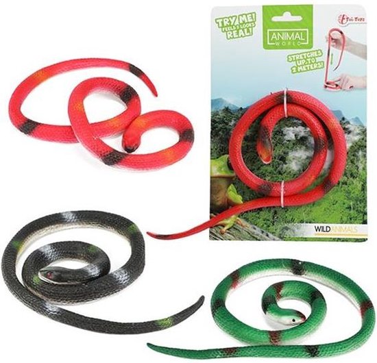 Toi Toys Animal World Slang super stretchy 32cm | bol