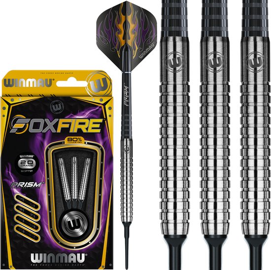 WINMAU - Foxfire: Softtip Dartpijlen Professioneel - 18 gram vat/20 gram totaal gewicht | bol