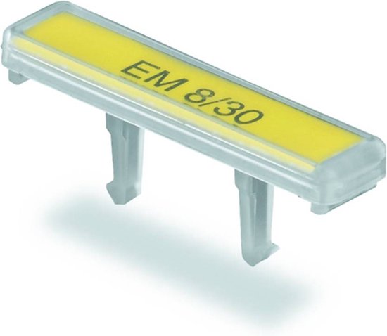 Klemmarkeerder Weidmüller EM 8/30 1806120000 Transparant 50 stuk(s) | bol