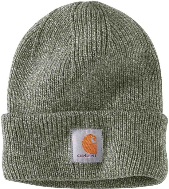 Carhartt Ribgebreide Acryl Muts - Watch Hat - Beanie - Basil Jade Marl ...