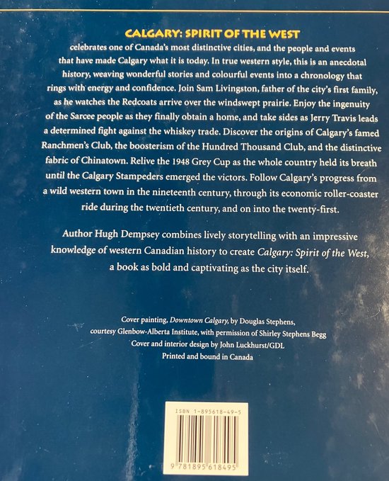 Calgary, Hugh A. Dempsey | 9781895618495 | Boeken | bol