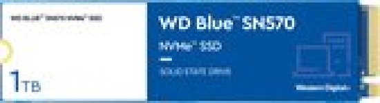 Western Digital WD Blue SN570 - Interne SSD M.2 2280 NVMe - 1TB | bol.com