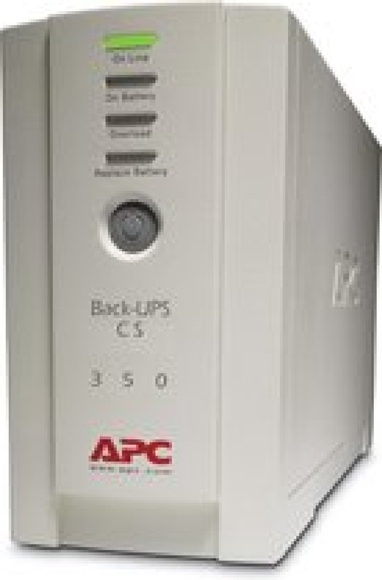 APC Back-UPS BK350EI - Noodstroomvoeding / 4x C13 aansluiting / USB ...