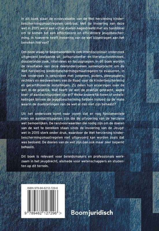 Eindevaluatie Wet herziening kinderbeschermingsmaatregelen ...