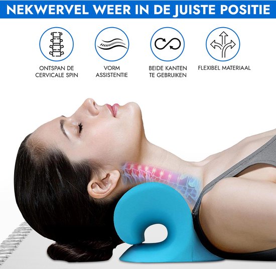 MyGoodies® Nekstretcher - Massage kussen - Rug - Nekklachten - Neck ...