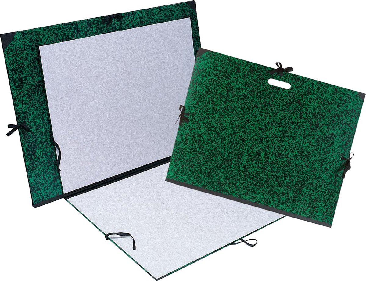 Exacompta tekenmap met linten formaat 32 x 45 cm (A3) | bol.com