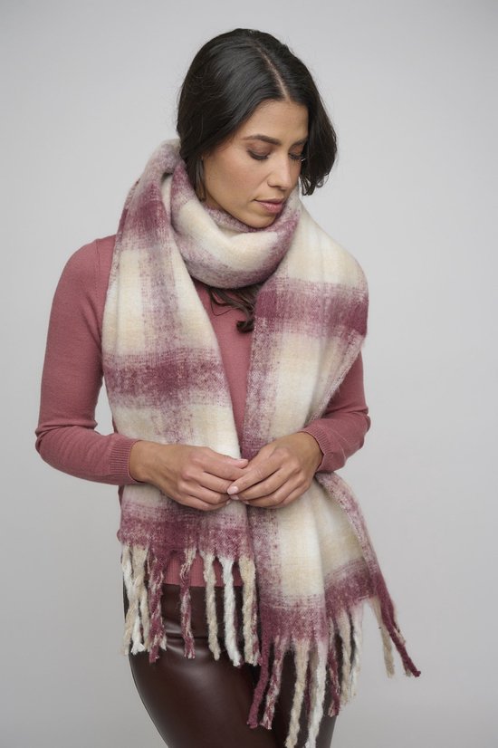 Scarf Port mix checked OS | bol