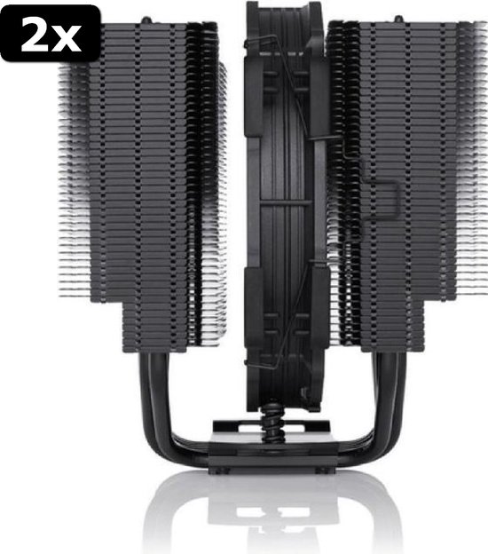 2x Noctua NH-D15S Chromax Black CPU Cooler - Dual Tower - 140 mm ...