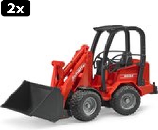 2x Bruder - Schaffer Compact Loader (02190) | bol.com