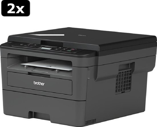 2x Brother DCP-L2510D - Laserprinter - Zwart-wit | bol.com