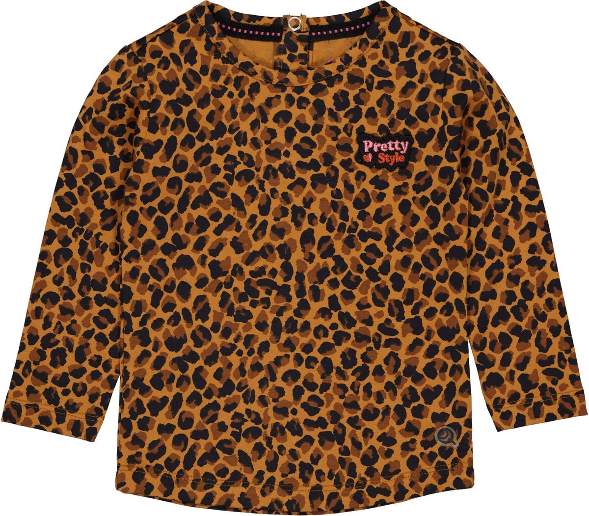 Quapi longsleeve SAYA AOP Sand Almond Animal | bol.com