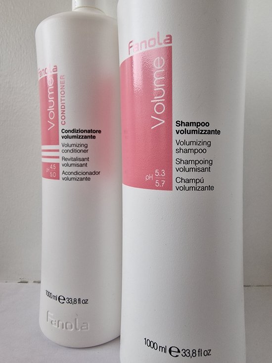 Fanola Volume DUO Shampoo 1000ml + Conditioner 1000ml | bol.com