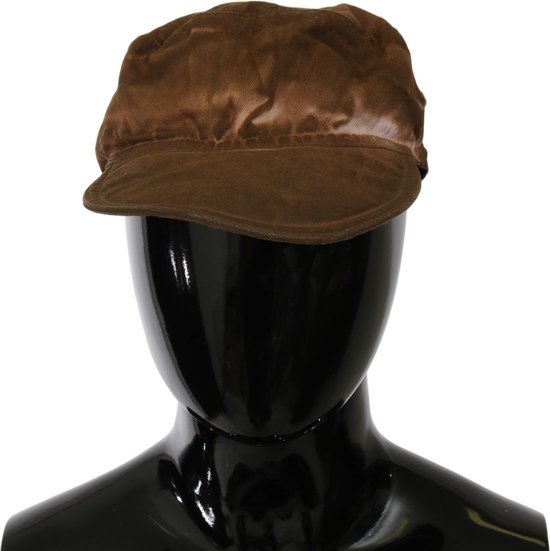 Brown Newsboy Beret Cabbie Fedora Hat | bol