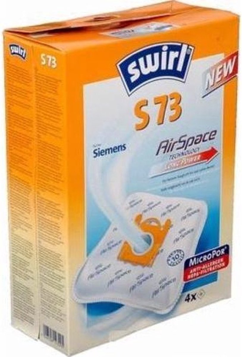 SWIRL - STOFZUIGERZAK S73 VERP.4ST - S73 | bol.com