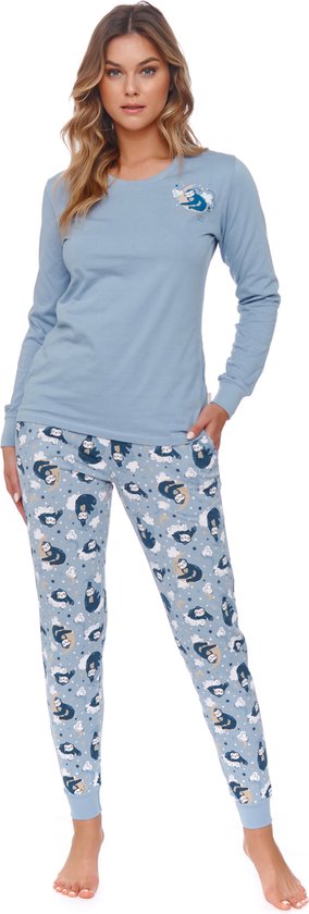 Doctor Nap Dames Pyjama Lange Mouw Lange Broek Winter Kerst Matching ...