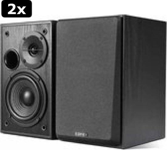 2x Edifier R1100 - 2.0 speakerset / Zwart | bol.com