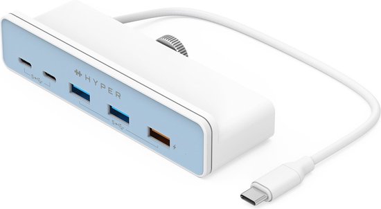 USB Hub Hyper HD34A6 White Multicolour | bol