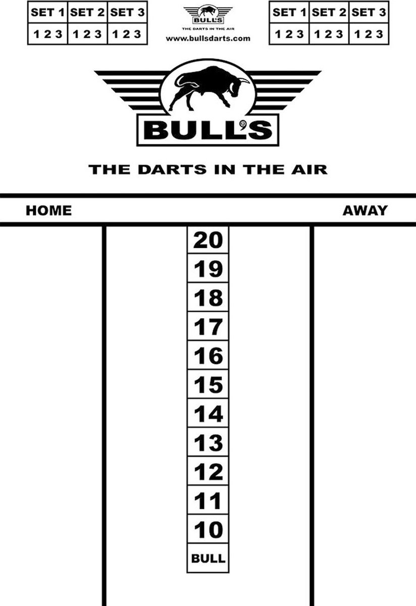 Budget Dart Scorebord 30×45 cm | bol.com