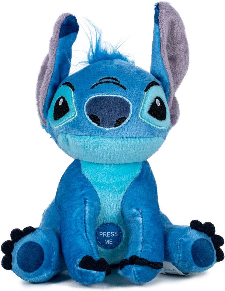 Lilo & Stitch - Stitch - sleutelhanger met geluid 10cm | bol.com
