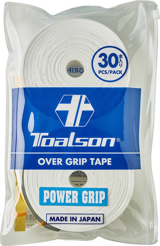 Toalson Power Overgrip WIT - Tennis Padel - 30 Stuks | bol