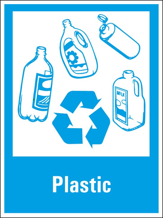 Plastic scheiden sticker 280 x 210 mm | bol