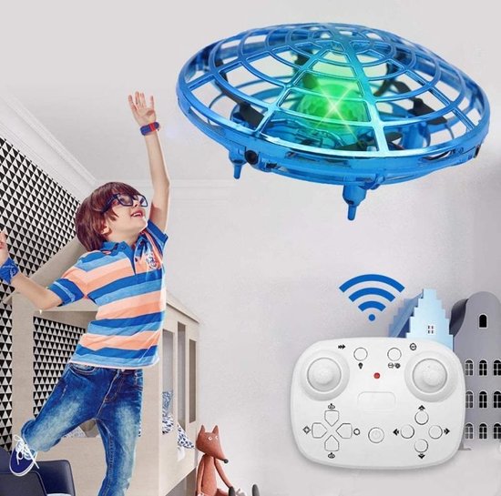Mini Ufo Drone - Blauw - Met Afstandsbediening | bol
