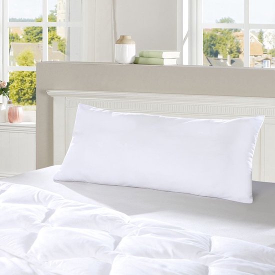 Premium hoofdkussen 40x80 medium kopkussen anti-allergie Nomite | bol