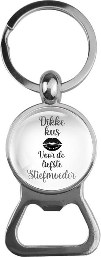 Bieropener Glas Dikke Kus Voor De Liefste Stiefmoeder Bol 5850