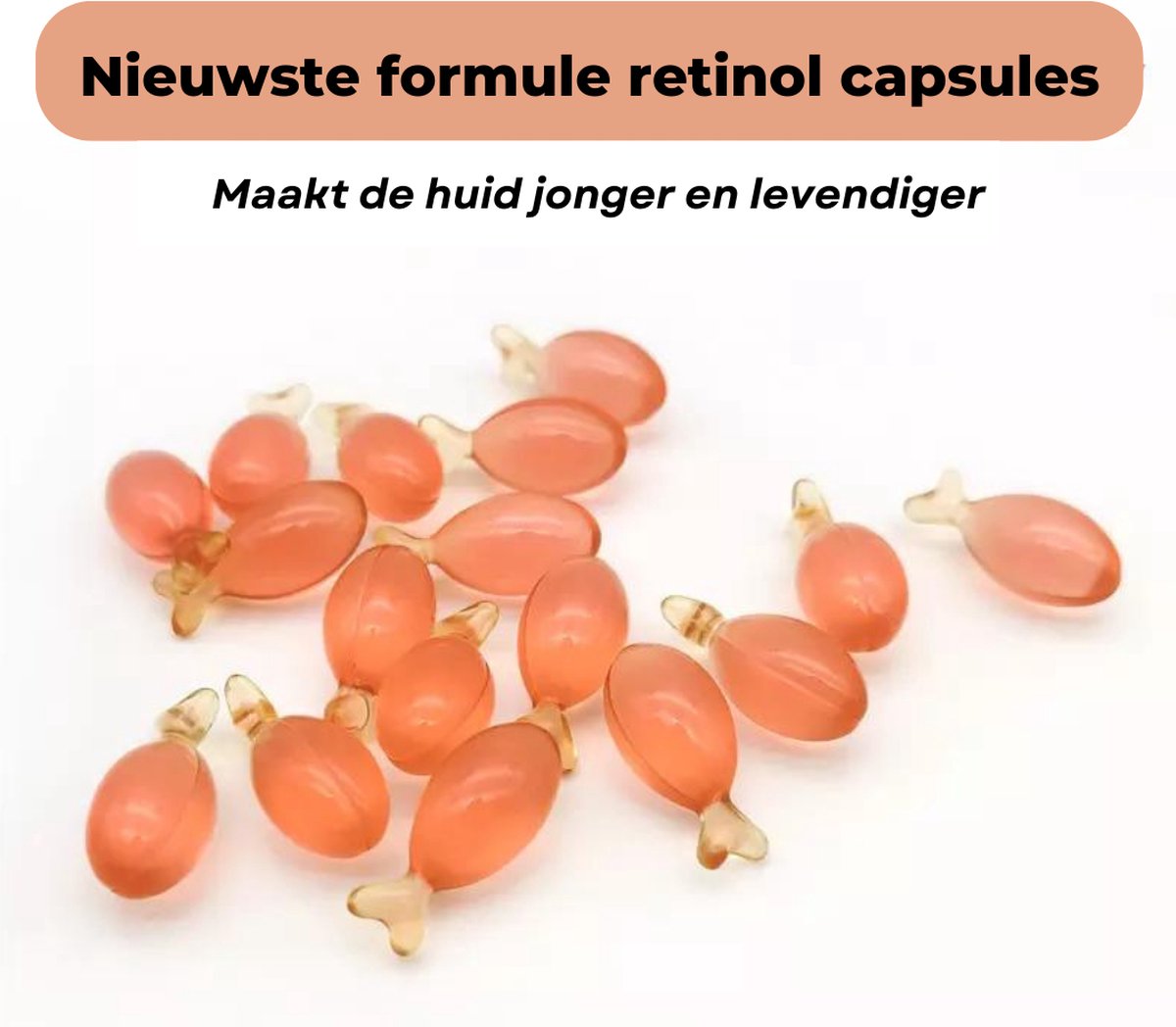Original Retinol Capsules- Collageen Serum - Hyaluronzuur - Vitamine E ...