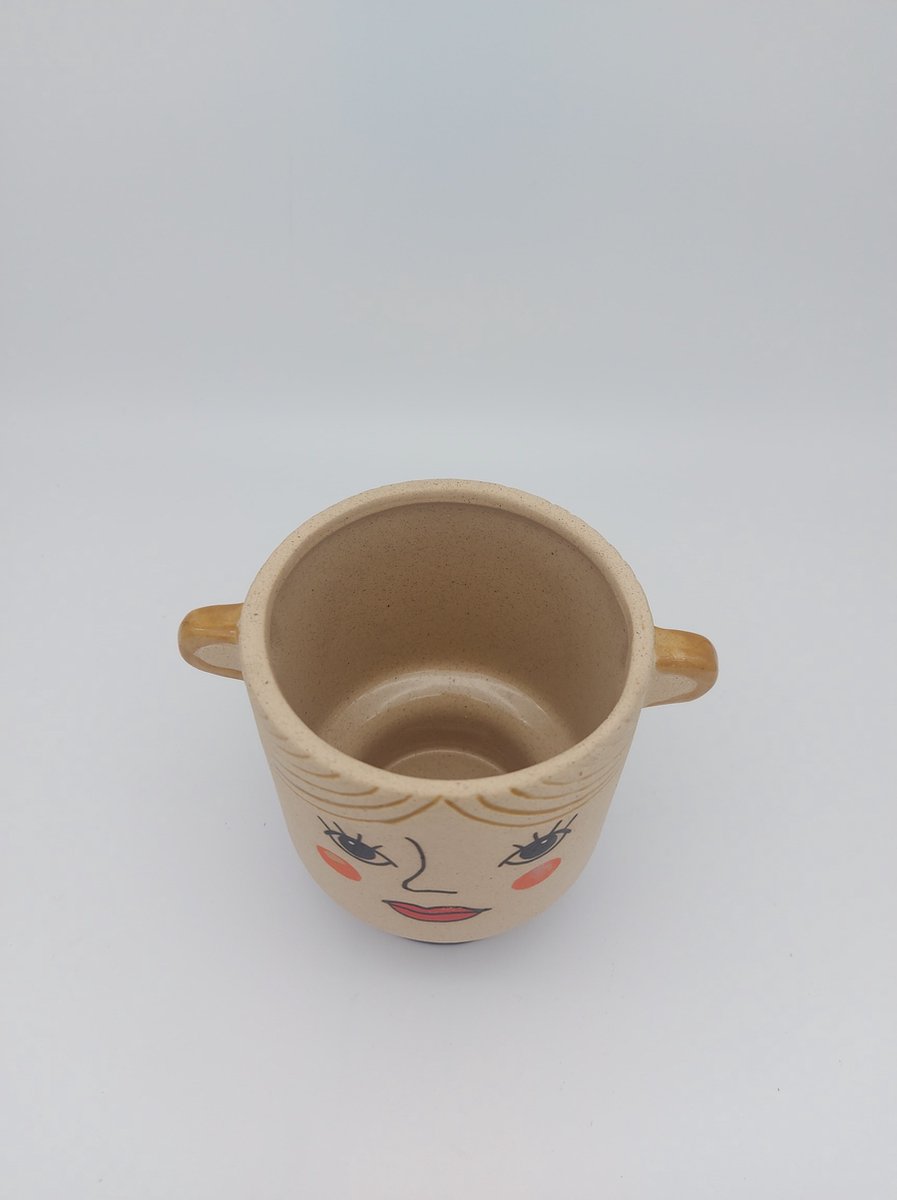 Plantenpot - gezicht - Ashley | bol.com