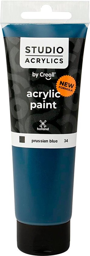 Acrylverf – Blauwe Verf – Acrylaatverf – Acrylic paint – Hobbyverf ...