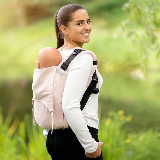 Fidella Onbuhimo V2 - Ergonomische Rugdrager - Leopard - roze - voor ...