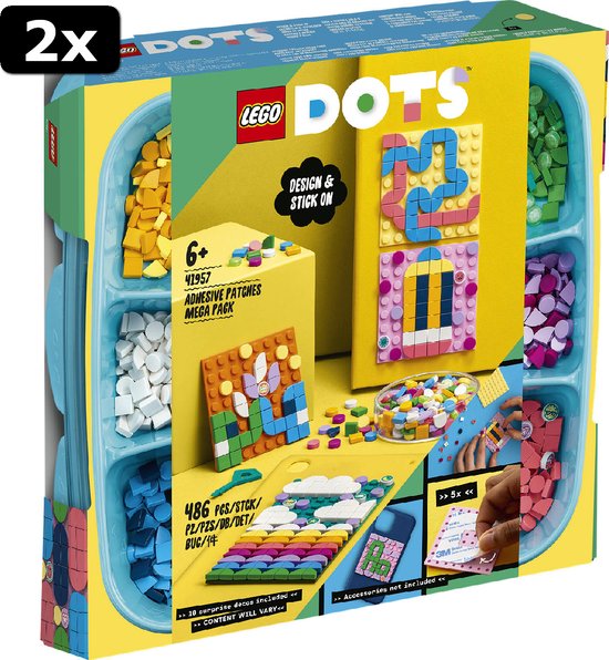 2x LEGO DOTS Zelfklevende patches megaset | bol.com