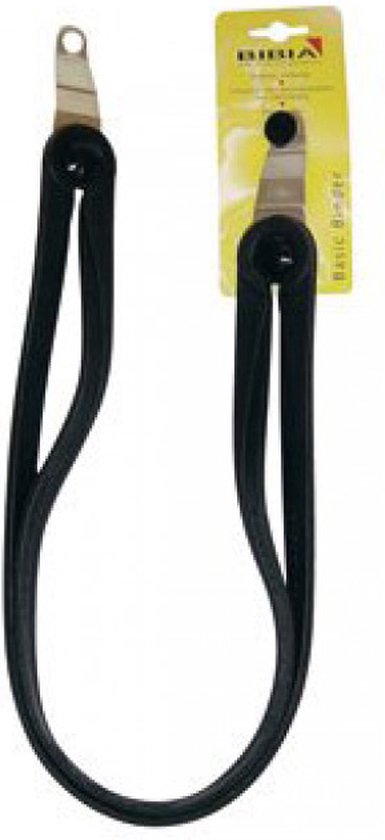 Snelbinder Bibia Basic TGS 12mm rubber met knop en asplaat (op kaart) | bol