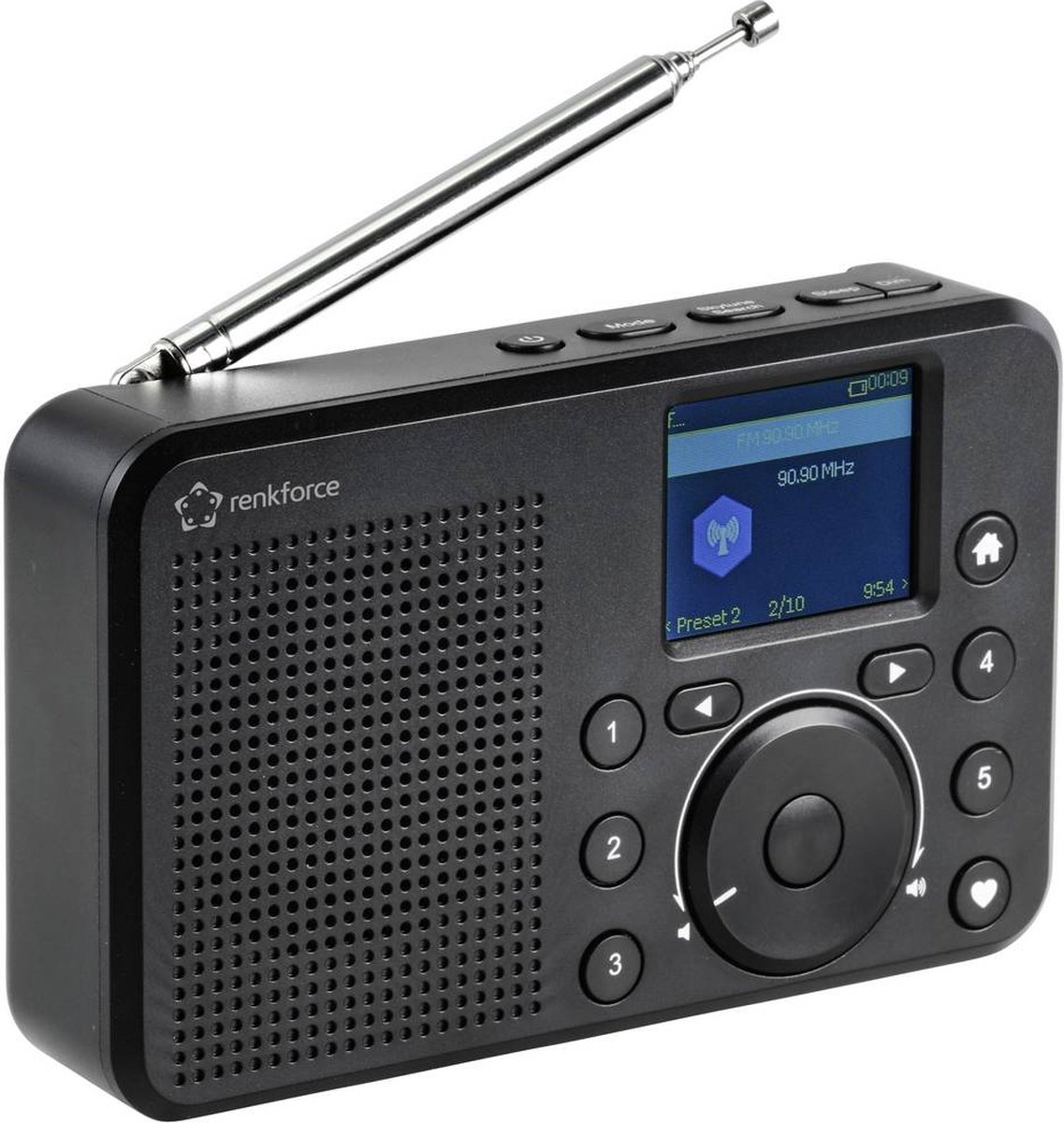 Renkforce RF-IR-200 Tafelradio met internetradio Internet, DAB+, VHF ...