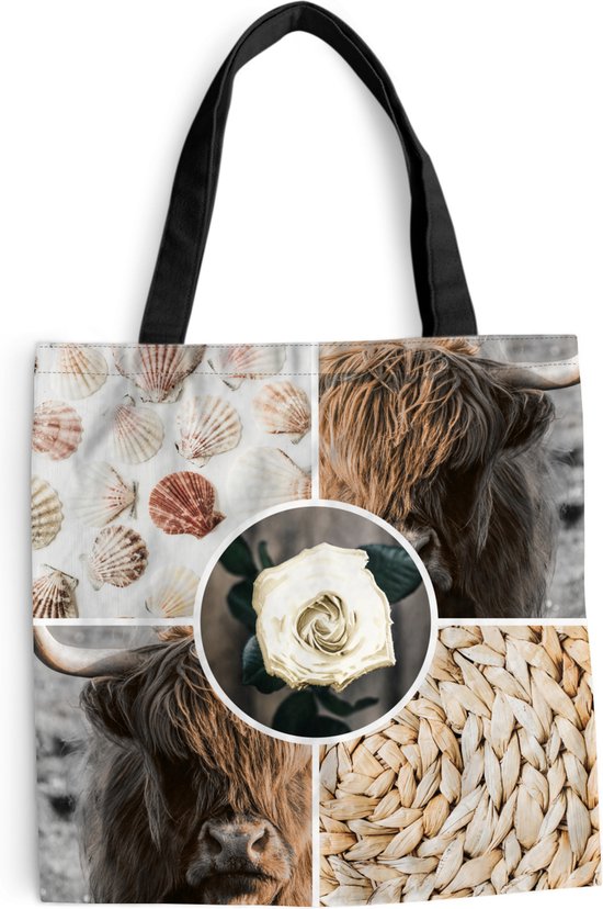 MuchoWow® Schoudertas - Strandtas - Big Shopper - Boodschappentas ...