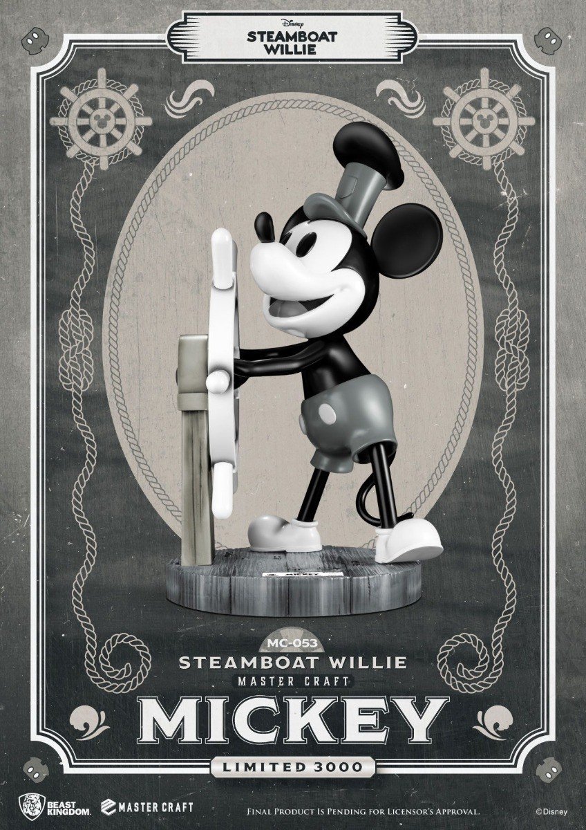 Beast Kingdom Mickey Mouse - Disney Master Craft Statue - Steamboat ...