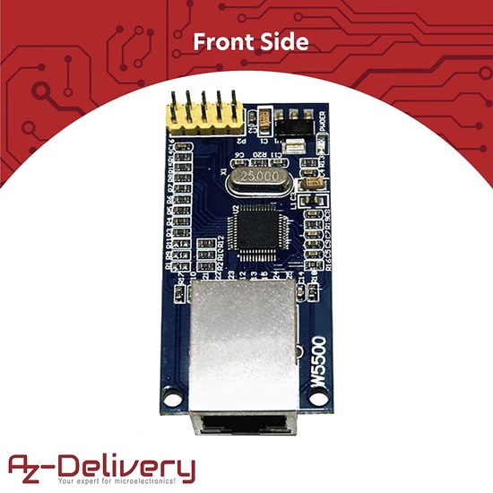 AZDelivery W5500 Ethernet Netwerk Internet Module compatibel met ...