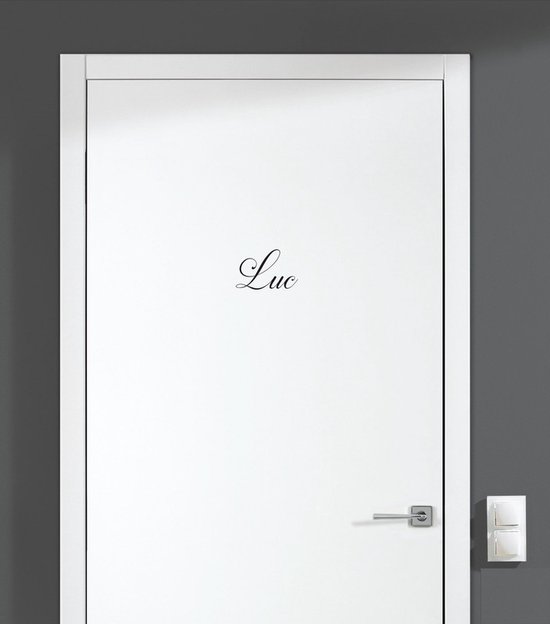 Deursticker Met Naam - Luc | bol
