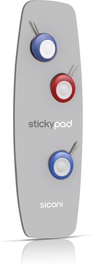Siconi Sticky Organiser Pad - Mini - Grijs | bol