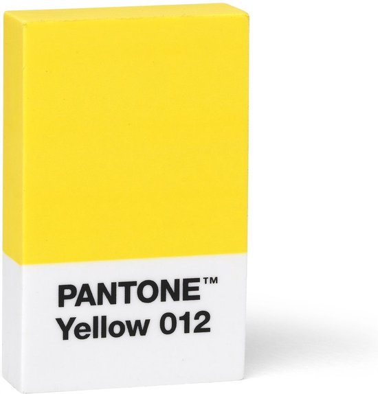Pantone Eraser, Yellow 012, One size | bol