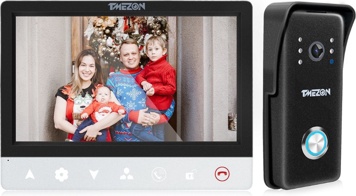 Amerce Intercom Deurbel met Camera & Scherm - Intercom Systeem ...