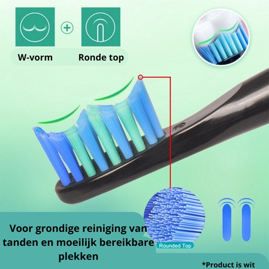 Amerce Elektrische Tandenborstel - Draadloos - Sonic Technologie - 5 ...