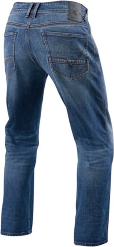 REV'IT! Jeans Philly 3 LF Mid Blue Used L32/W31 - Maat - Broek | bol