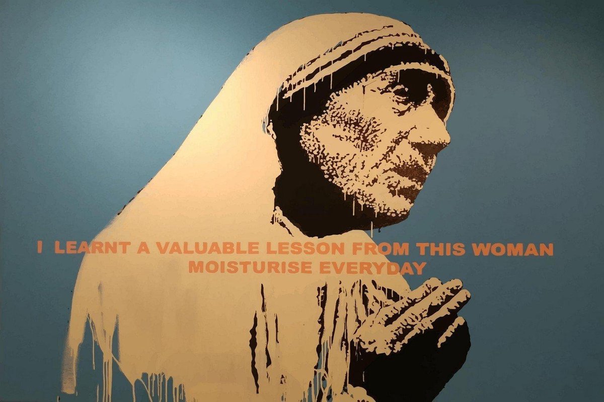 BANKSY Mother Theresa Canvas Print | bol.com