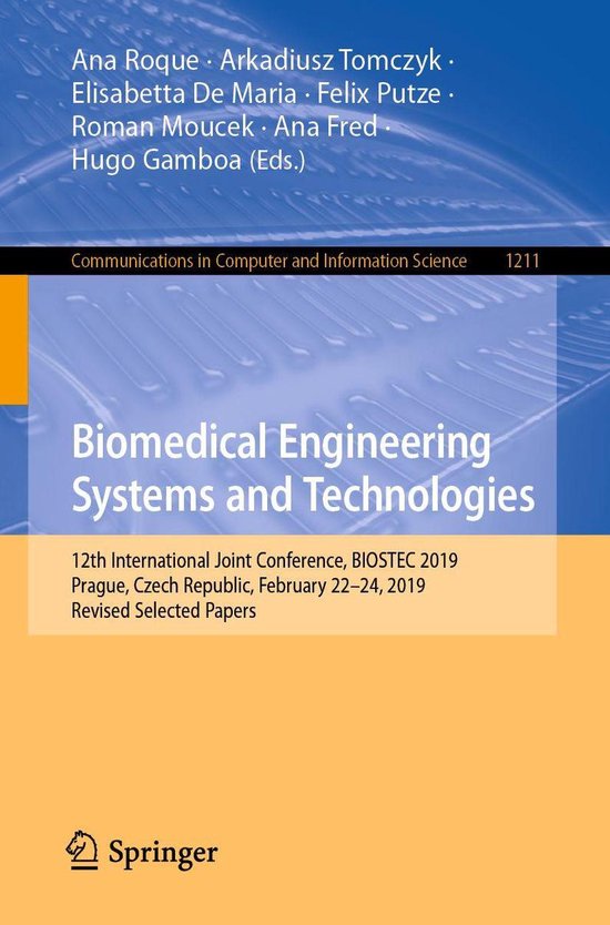 Biomedical Engineering Systems and Technologies (ebook) | 9783030469702 ...
