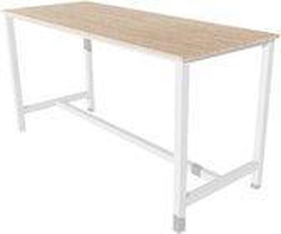 Schaffenburg Sta Tafel - Domino Basic 200 x 100 lindb. eik - wit frame ...