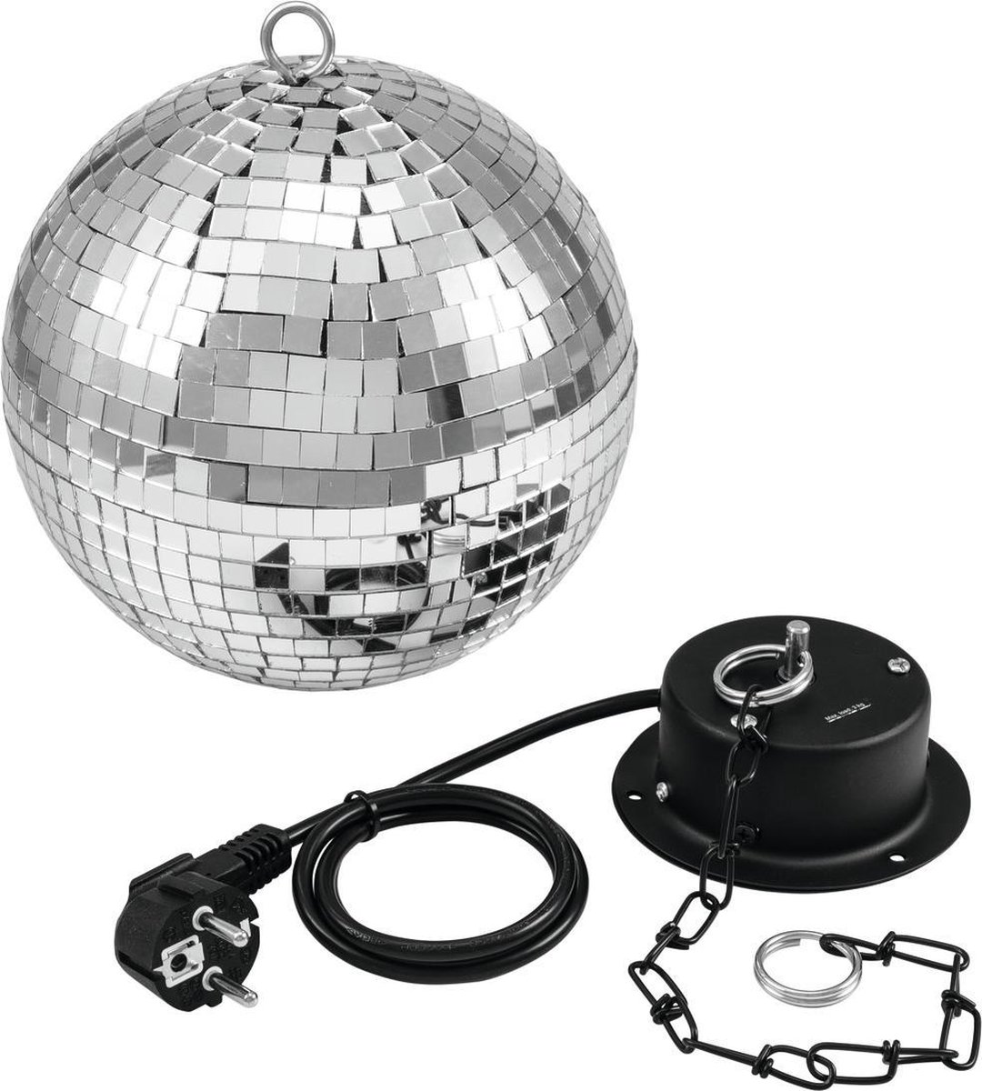 EUROLITE Discobal - Spiegelbol - Discobol 20cm met MD-1015 Motor | bol.com