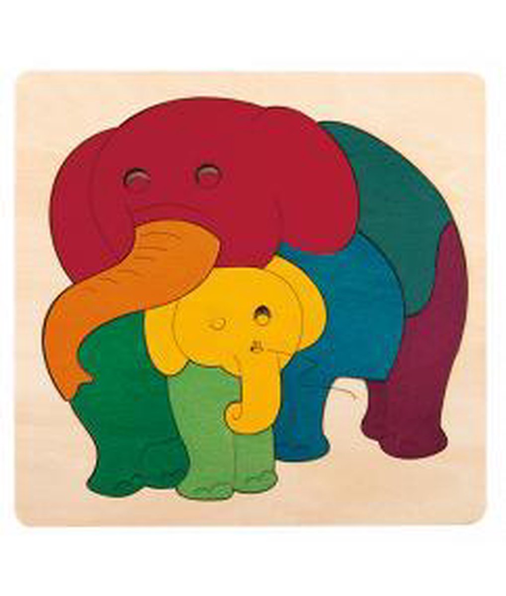 Regenboogpuzzel olifant | bol.com