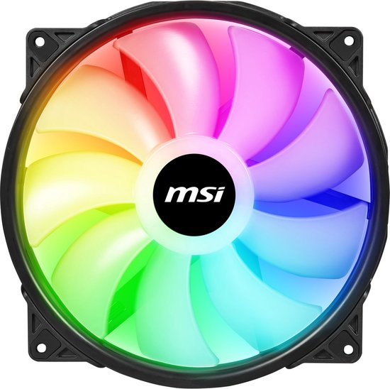 MSI F20A-1 Computer behuizing Ventilator Zwart | bol.com
